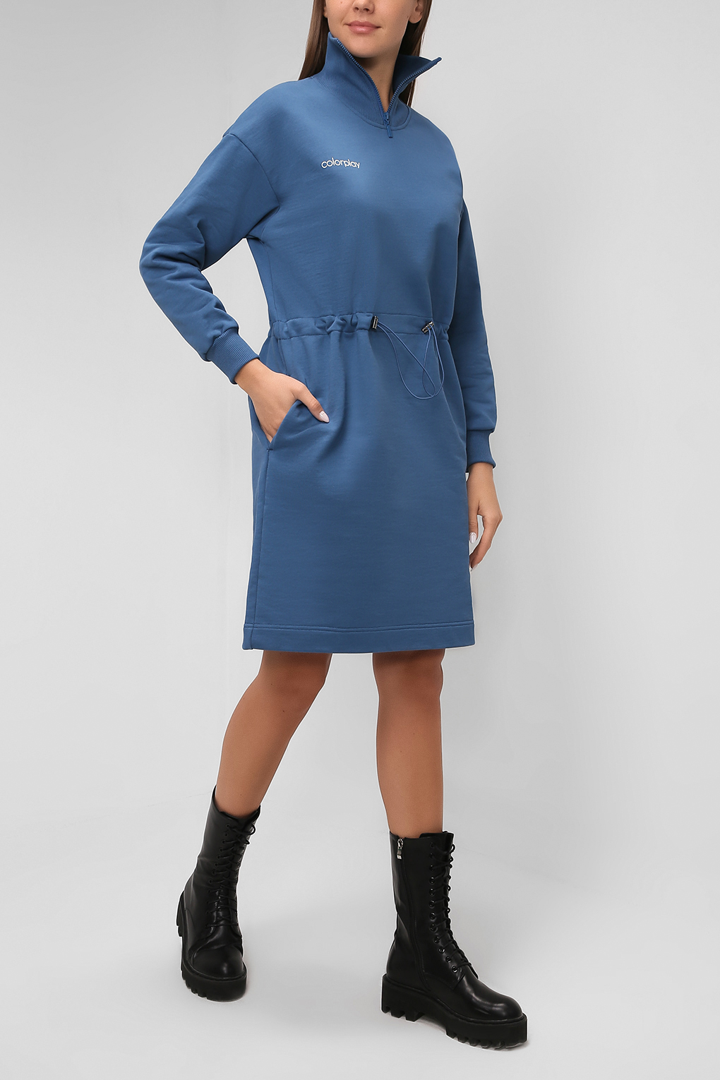 Платье женское COLORPLAY CP21085215-005 синее L