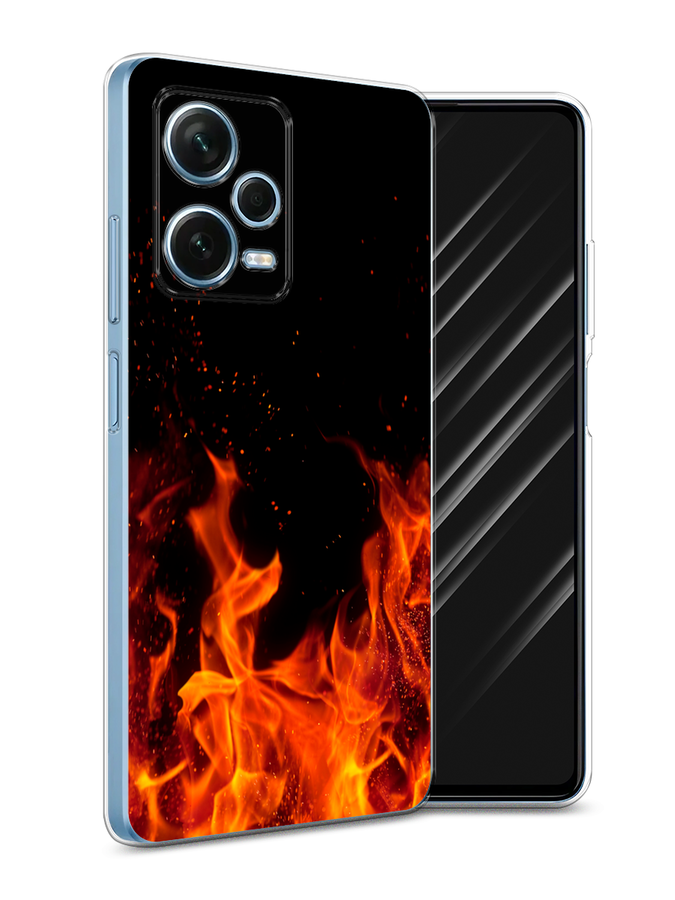 Чехол Awog для Xiaomi Redmi Note 12 Pro Plus "Все в огне"