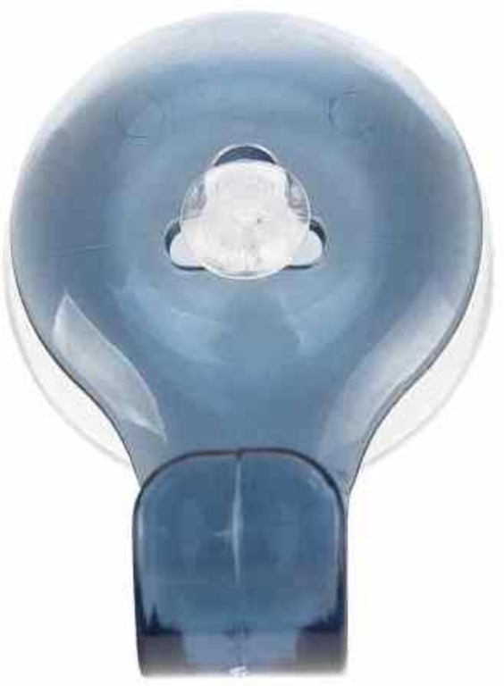 Крючок Аквалиния пластиковый, для ванной, для кухни, на присоске, голубой, W6948