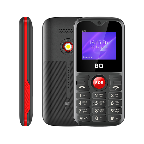 Мобильный телефон BQ 1853 Life Red Black