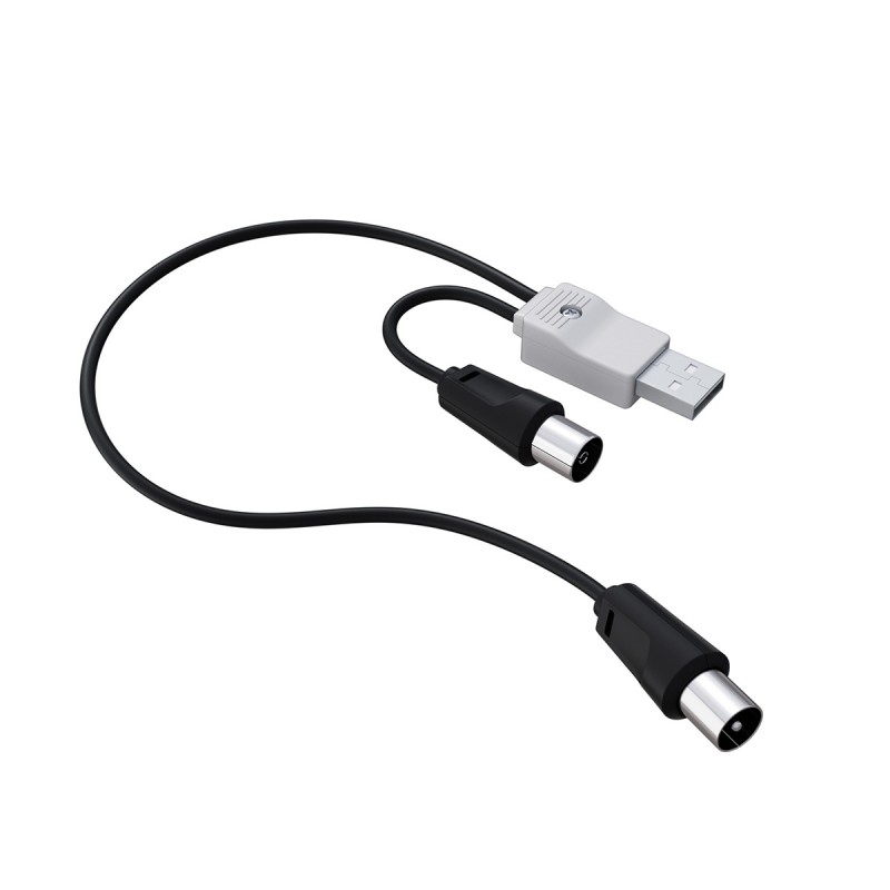 Усилитель ТВ сигнала Рэмо BAS-8102 INDOOR USB, серый