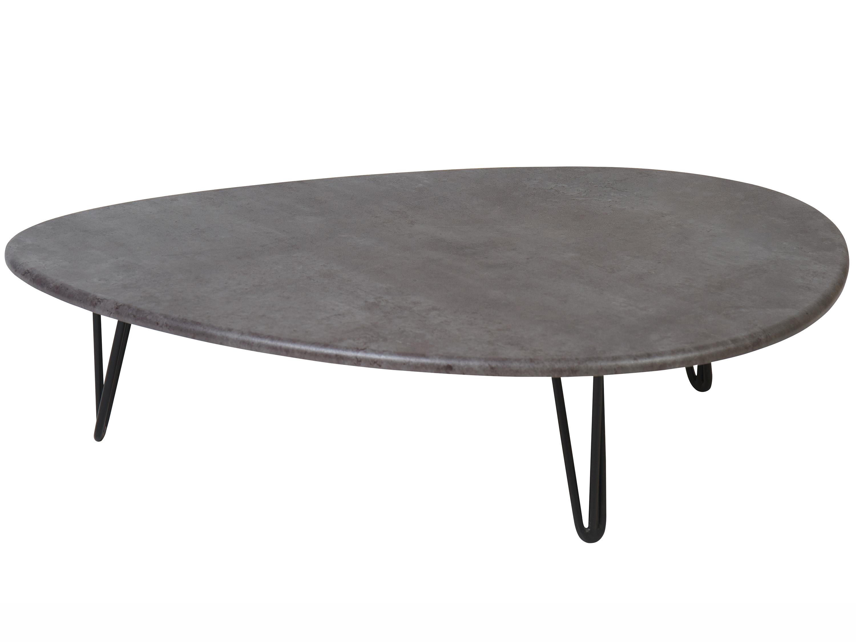Журнальный столик Мебелик Дадли 2579 94х69х24,6 см, серый бетон