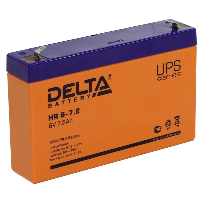Аккумулятор для ИБП Delta HR 6-7.2