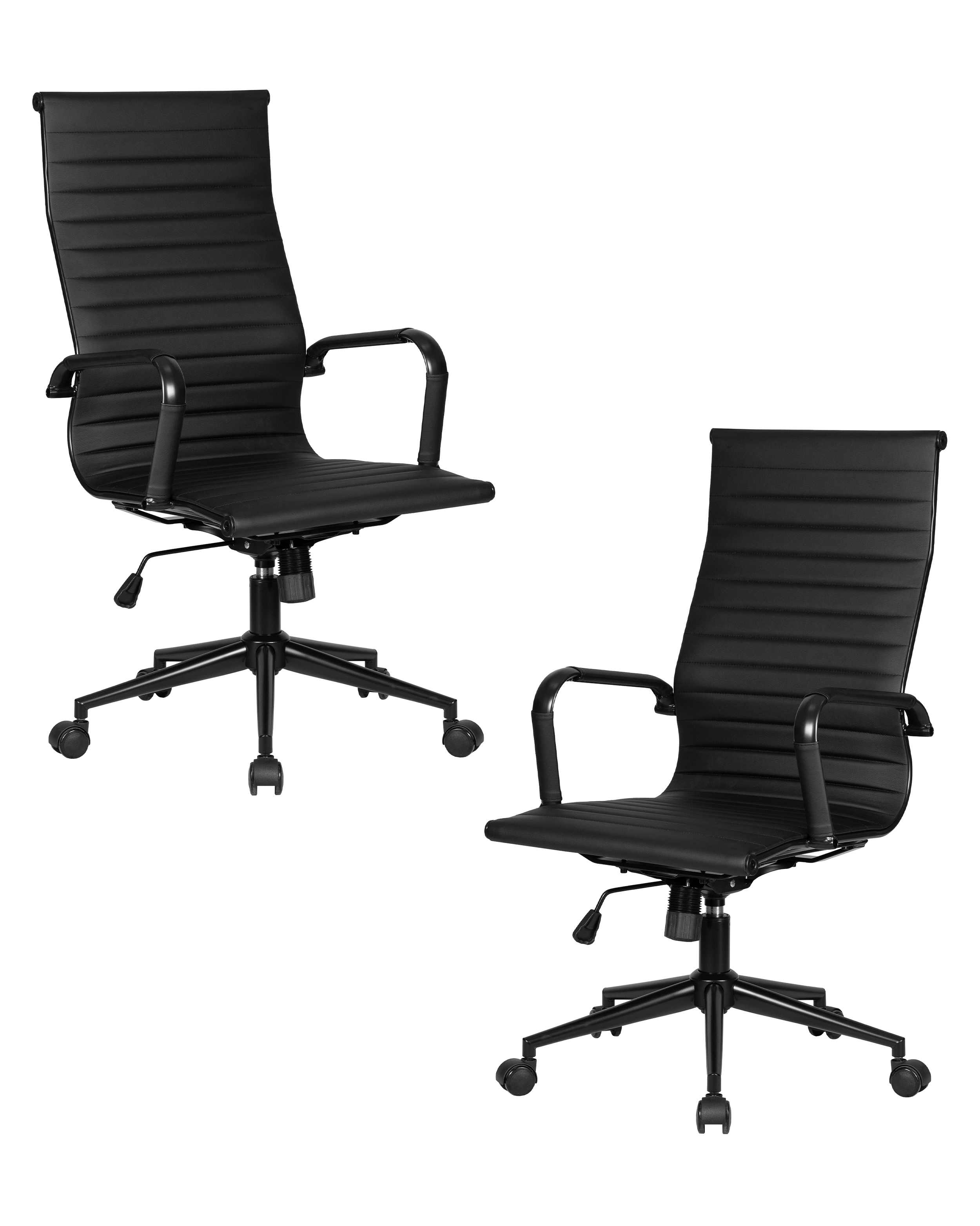 Компьютерное кресло для взрослых DOBRIN CLARK SIMPLE BLACK 2 шт чёрный