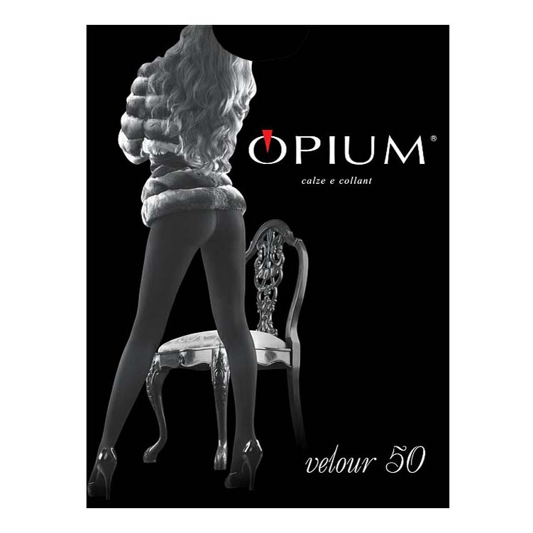 Колготки женские Opium черные 5