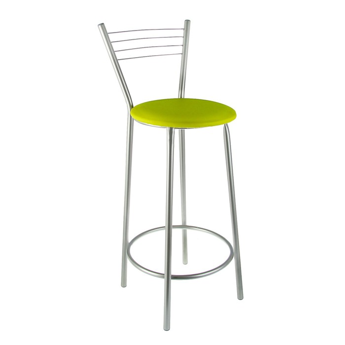 Барный стул Доляна Уютная кухня Р00001513, серебристый/оливковый