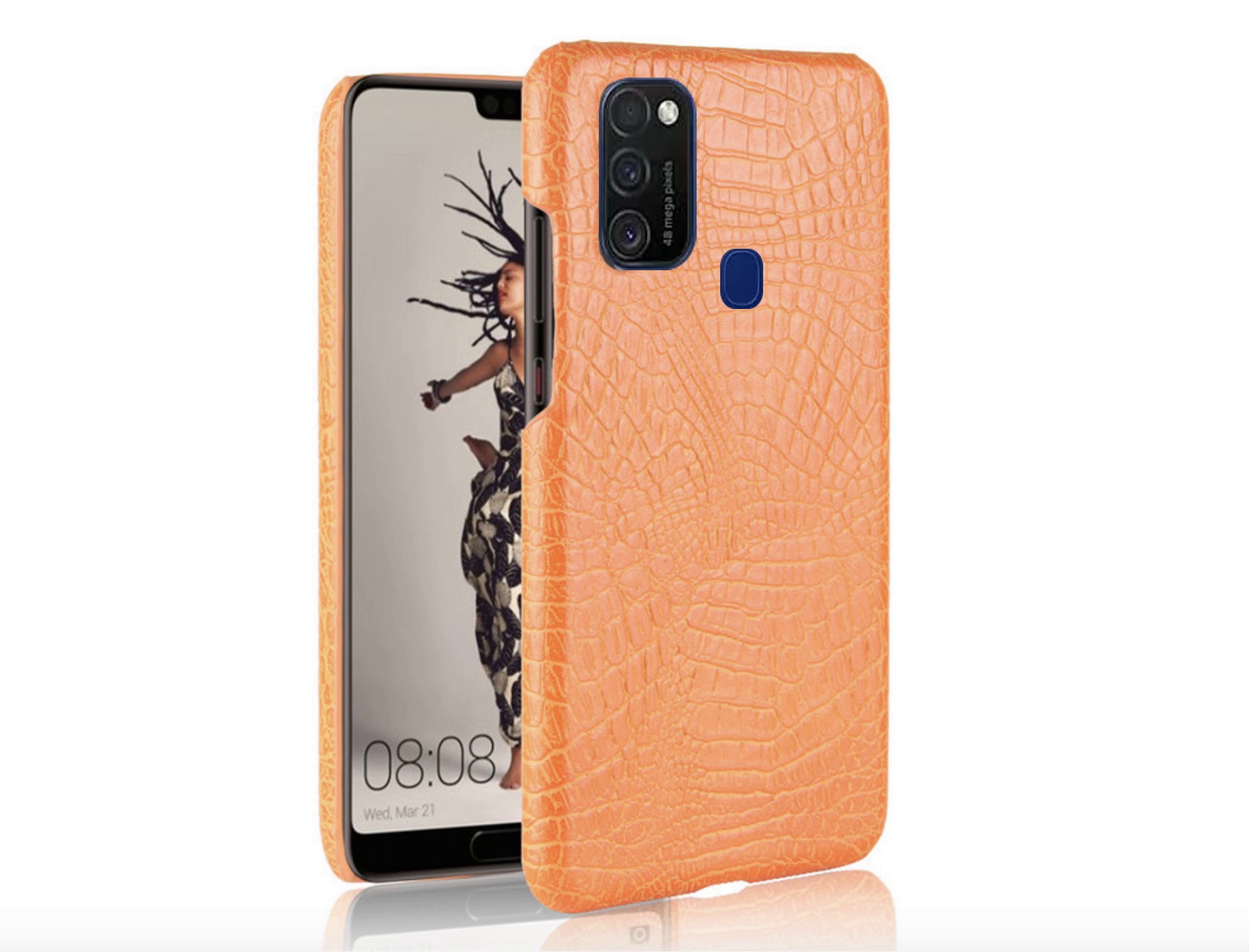 Чехол MyPads для Samsung Galaxy M30s / Samsung Galaxy M21 SM-M215 (2020) Orange (138527)