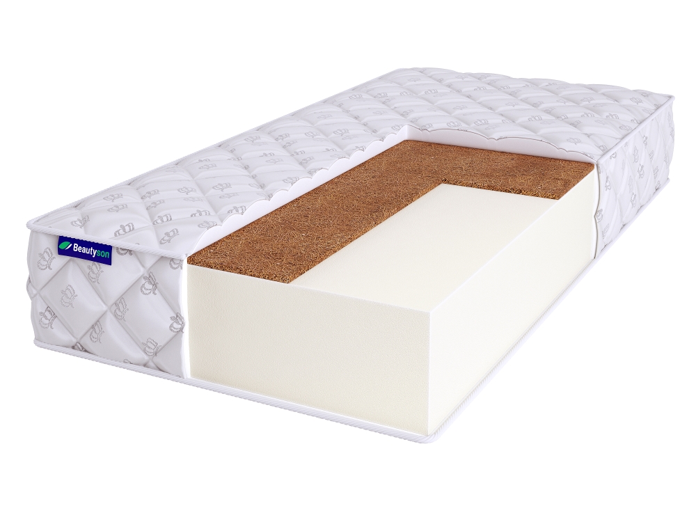 Матрас двуспальный BeautySon Roll FOAM 21 Cocos Бесклеевой 145x180 22 см