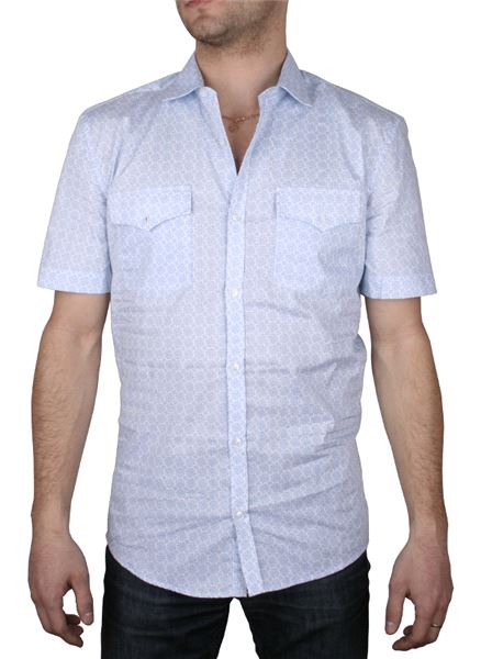 Рубашка мужская Maestro Viman 2-15K голубая 42/170-178