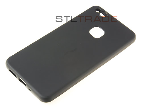 Силиконовый чехол TPU Case Металлик для Huawei P10 lite черный