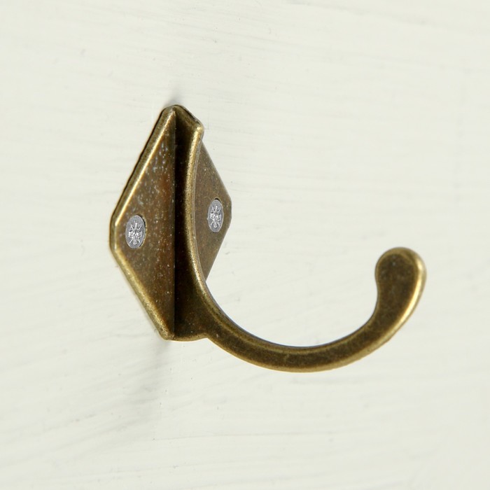 Крючок мебельный VINTAGE 003, цвет бронза (25 шт.)