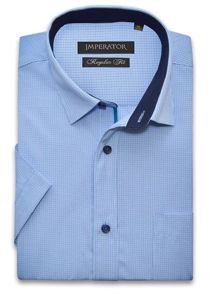 Рубашка мужская Imperator Olymp 1-K голубая 41/170-178