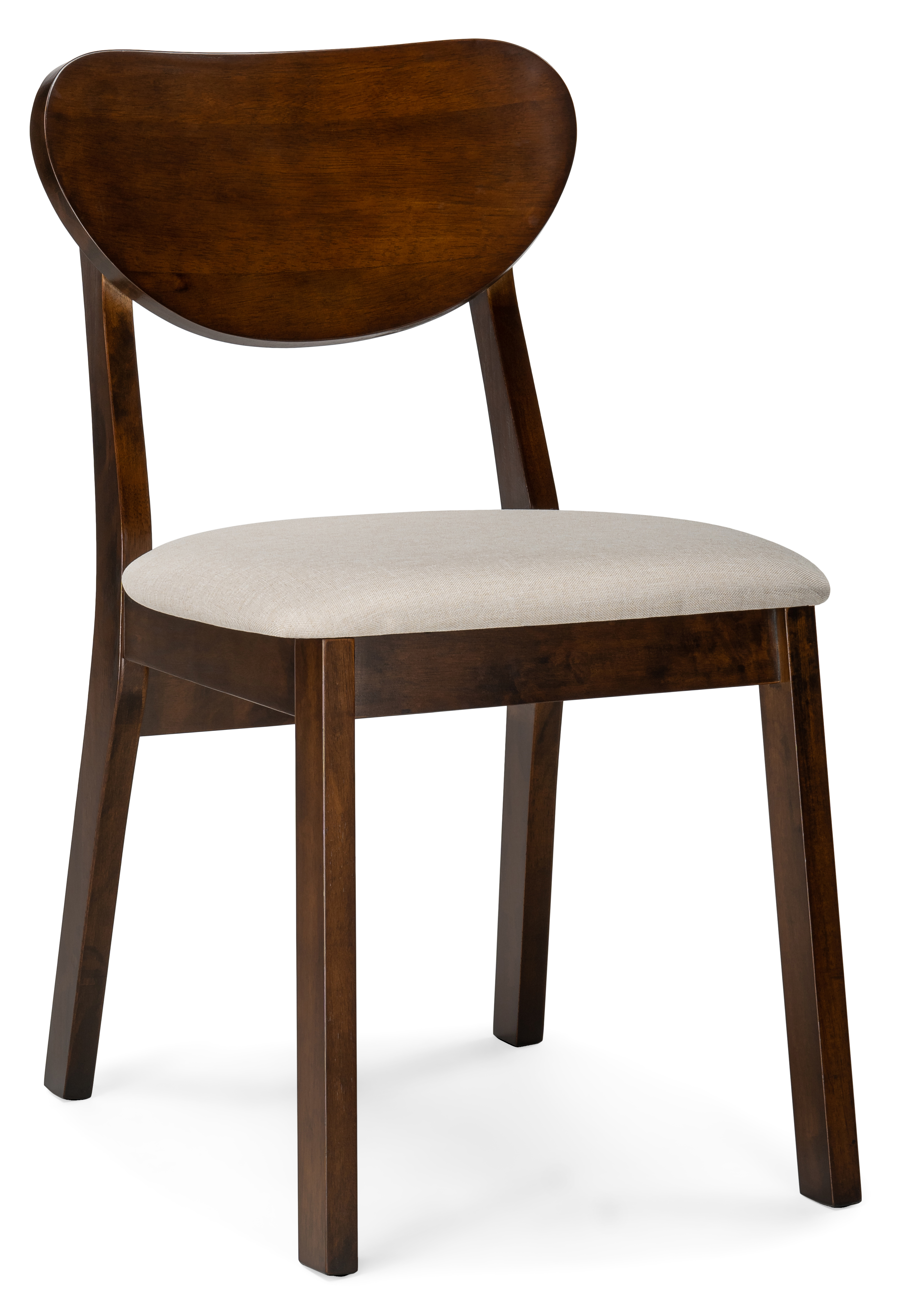 Деревянный стул Woodville Loid dirty oak / light beige