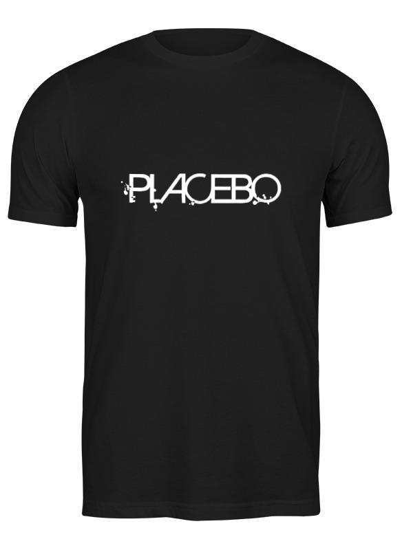 Футболка мужская Printio Placebo черная 3XL