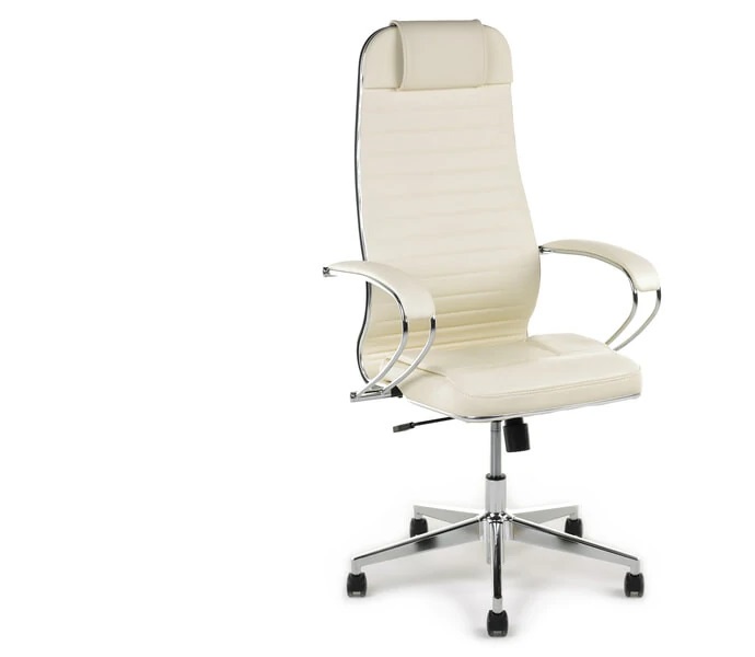 Кресло компьютерное МЕТТА-6(MPES)/подл.116/осн.003 Белый