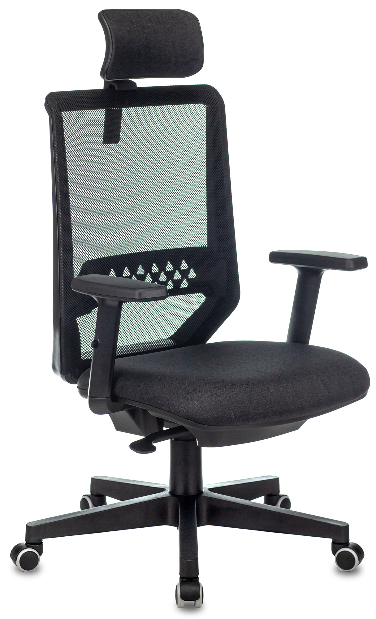 Кресло VB_Бюрократ для руковод Expert TW-01 38-418 черн сетка/ткань пластик