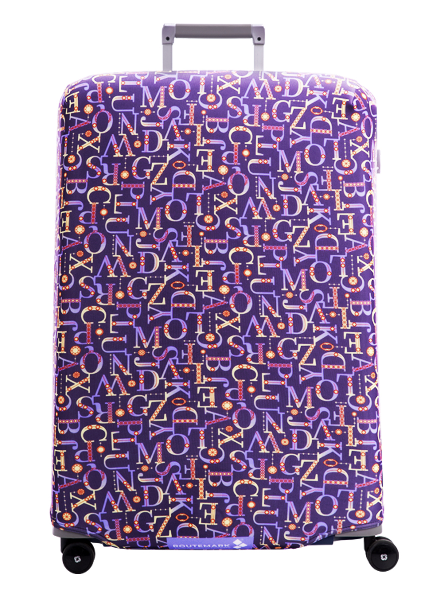 Чехол для чемодана Routemark Мирта ART.LEBEDEV by SP500 L/XL синий