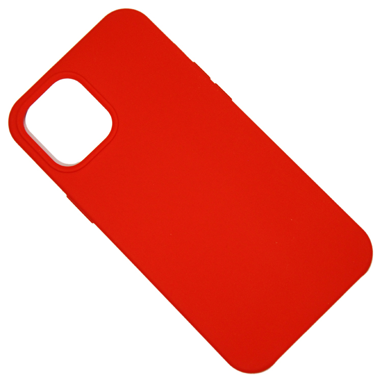 Чехол для Apple iPhone 12 Pro Max силиконовый Soft Touch <красный> (премиум)