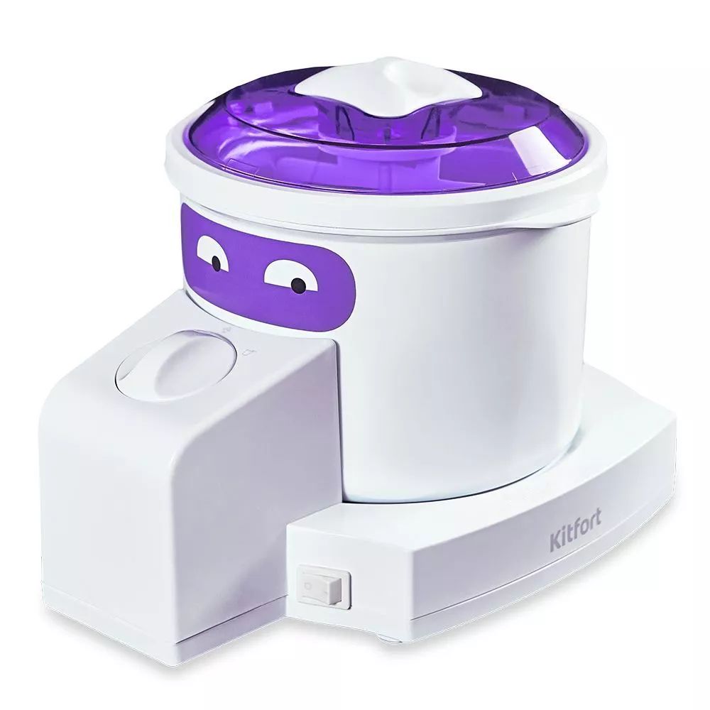 Мороженица KitFort КТ-4056 белый, фиолетовый