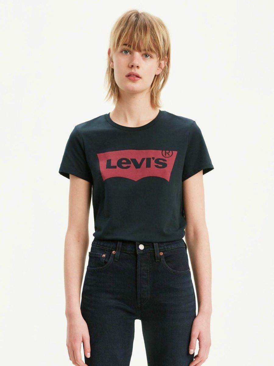 Футболка женская Levi's 17369-0201-42 черная 42 RU