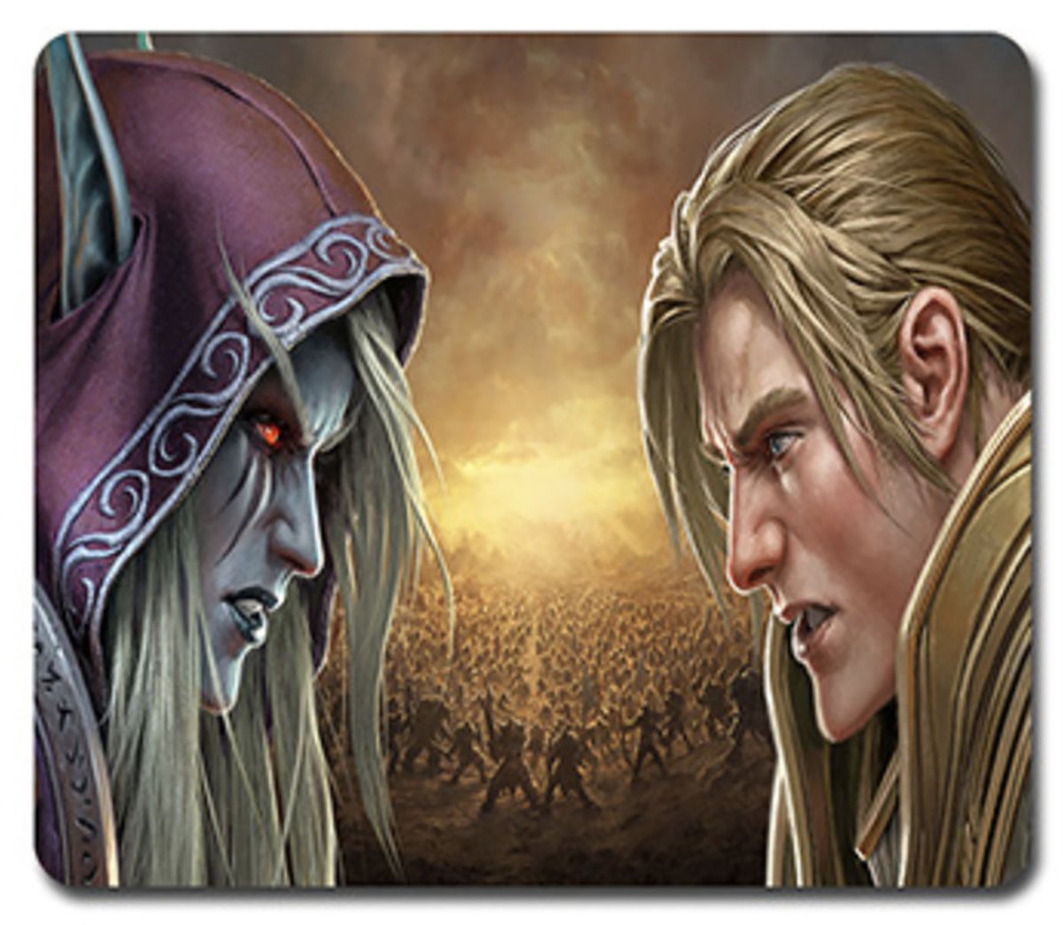 Коврик для мыши 2beMan мини Сильвана VS Андуин World of Warcraft (WOW-LPB-004)