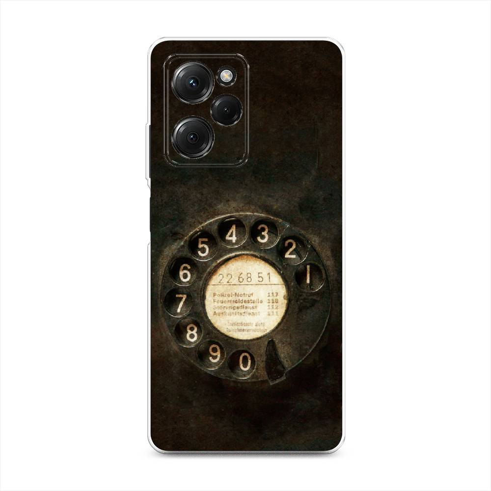 Чехол Awog на Poco X5 Pro 5G "Старинный телефон"