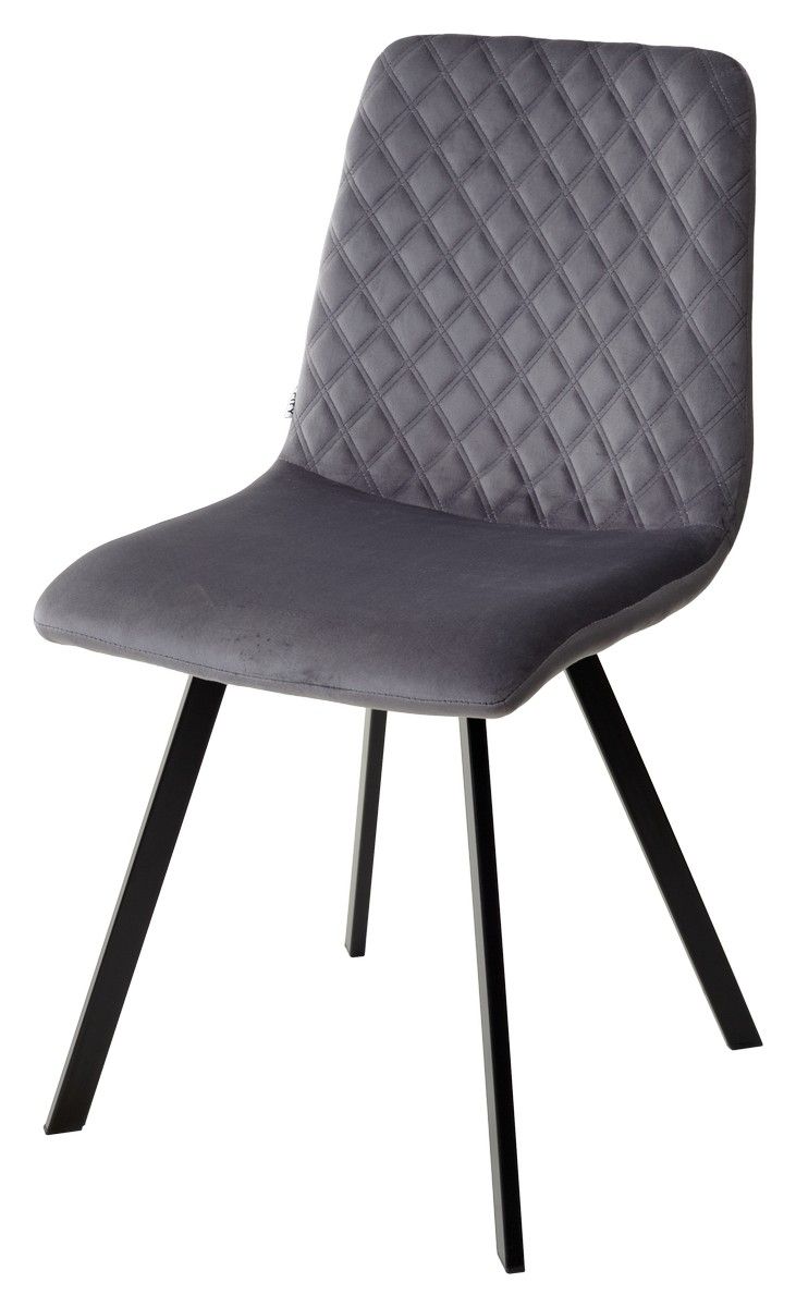 Комплект стульев 4 шт. M-City DAIQUIRI BLUVEL 628B14BLK, grey