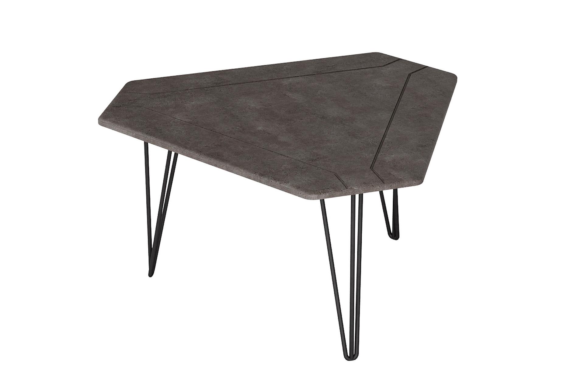 журнальный стол Калифорния ТЕТ 450 Серый бетон