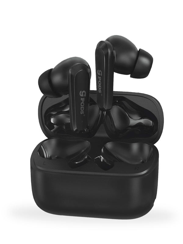 Беспроводные Bluetooth-наушники CaseGuru CGPods Air Pro с микрофоном Black