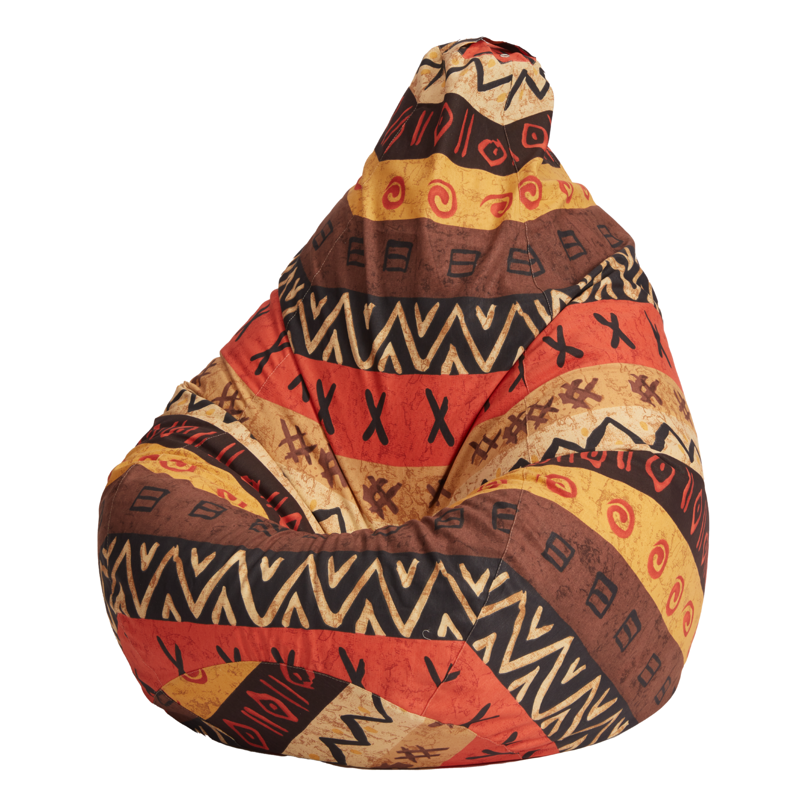 Кресло-мешок «Груша», XL (125x85), жаккард, Африкан