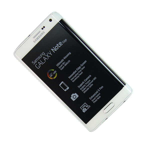 Дисплей для Samsung SM-N915F (Galaxy Note Edge) модуль в сборе с тачскрином <белый> (ОЕМ)