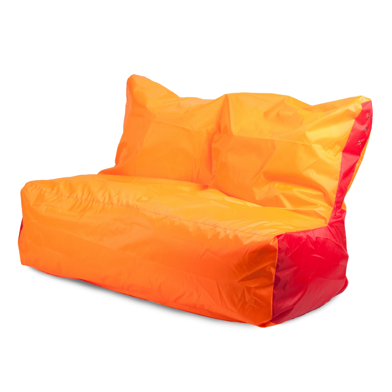 Кресло-мешок «Диван», оксфорд, Оранжевый и красный