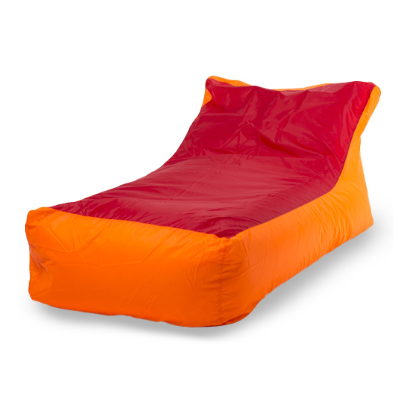 Кресло-мешок «Кушетка», оксфорд, Оранжевый и красный