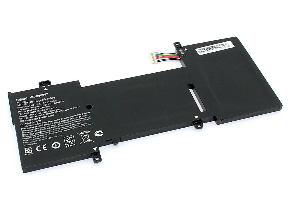 Аккумуляторная батарея для ноутбука HP Elitebook x360 310 G2 HV03XL 11.4V 3400mAh OEM