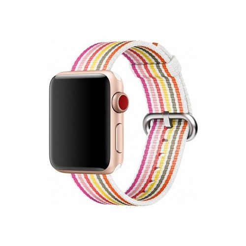 Ремешок Awei для Apple Watch 42 mm new canvas band розовый