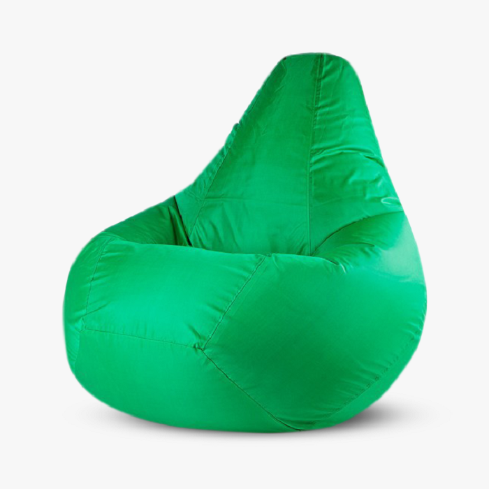 Кресло мешок Happy-puff груша XL-Компакт, оксфорд зеленый