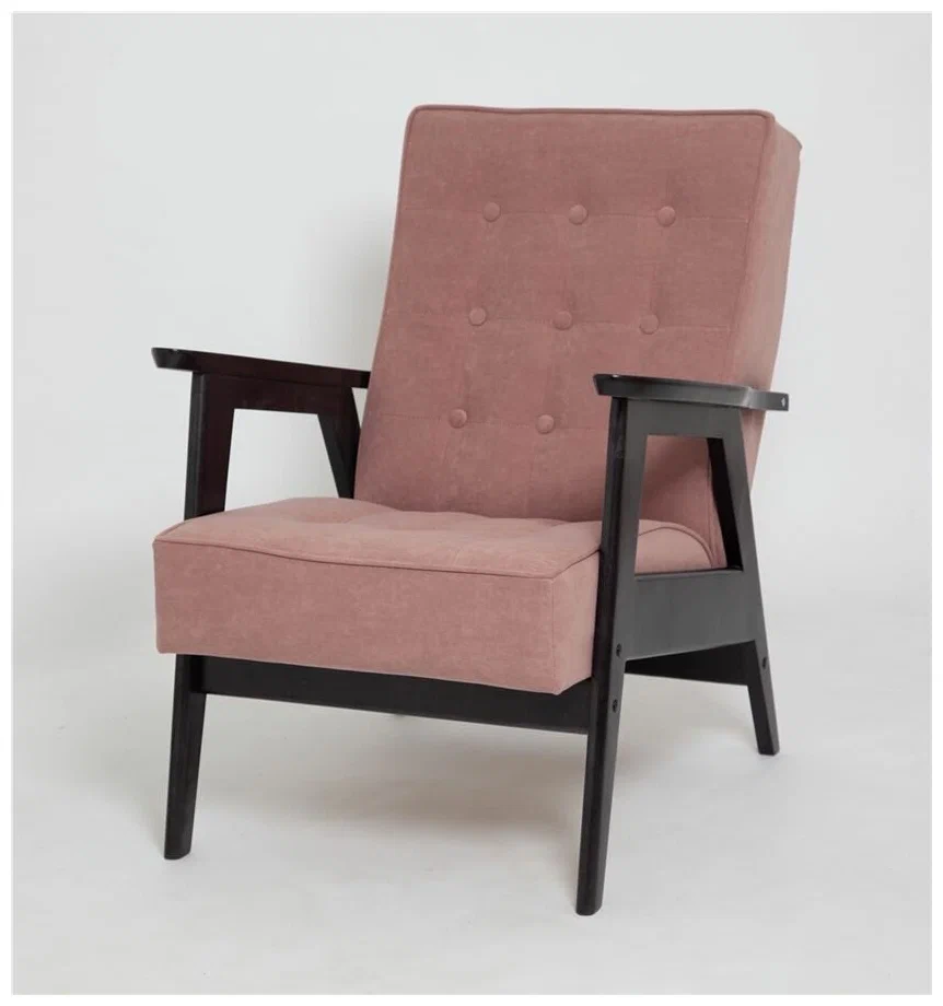 Кресло RB РЕТРО венге / RS 12 - розовый