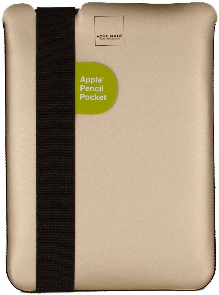 Чехол Acme Made Skinny Sleeve Tablet для iPad 9.7(2017/2018), Золотой/Black (AM10631)