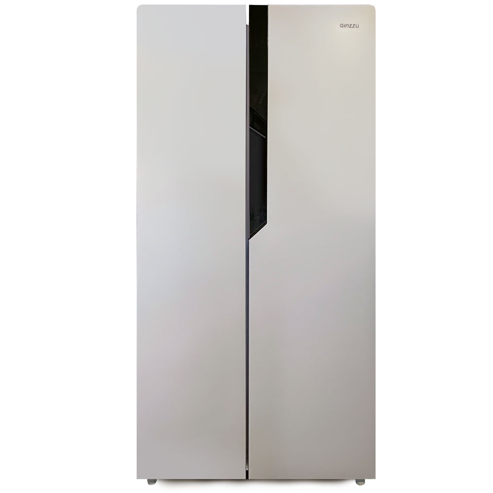 Холодильник Ginzzu NFK-420 серебристый