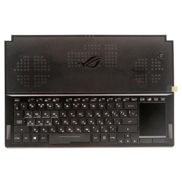 Клавиатура RocknParts для ноутбука Asus GX501VIK-1A с топкейсом, Black
