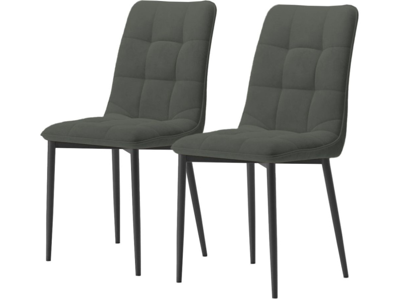 Комплект стульев Linotorg Дарлинг 2 шт, Бренди 26, каркас черный