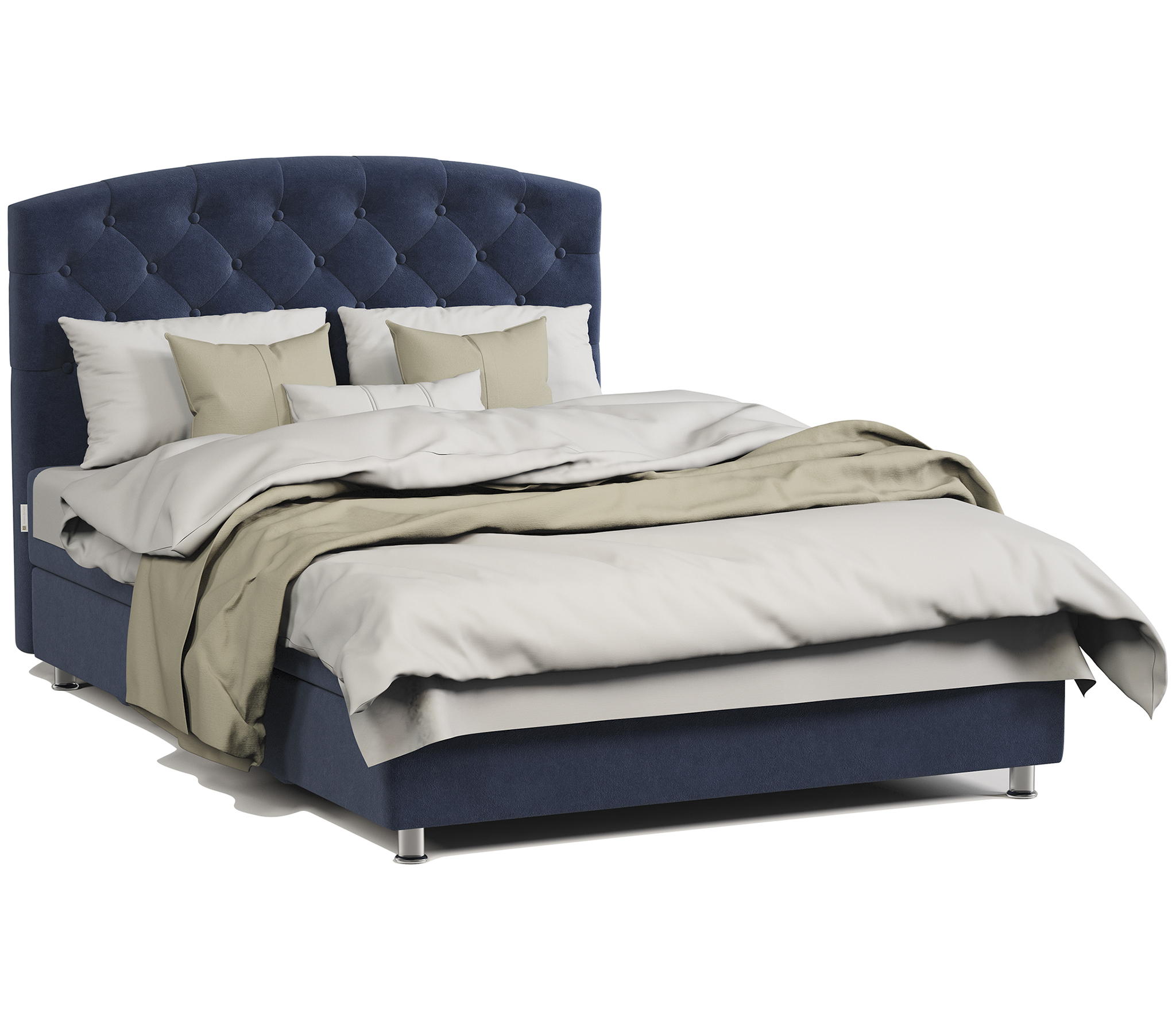 Кровать полутороспальная с подъемным механизмом Шарм-Дизайн Премиум 120 Ультра миднайт