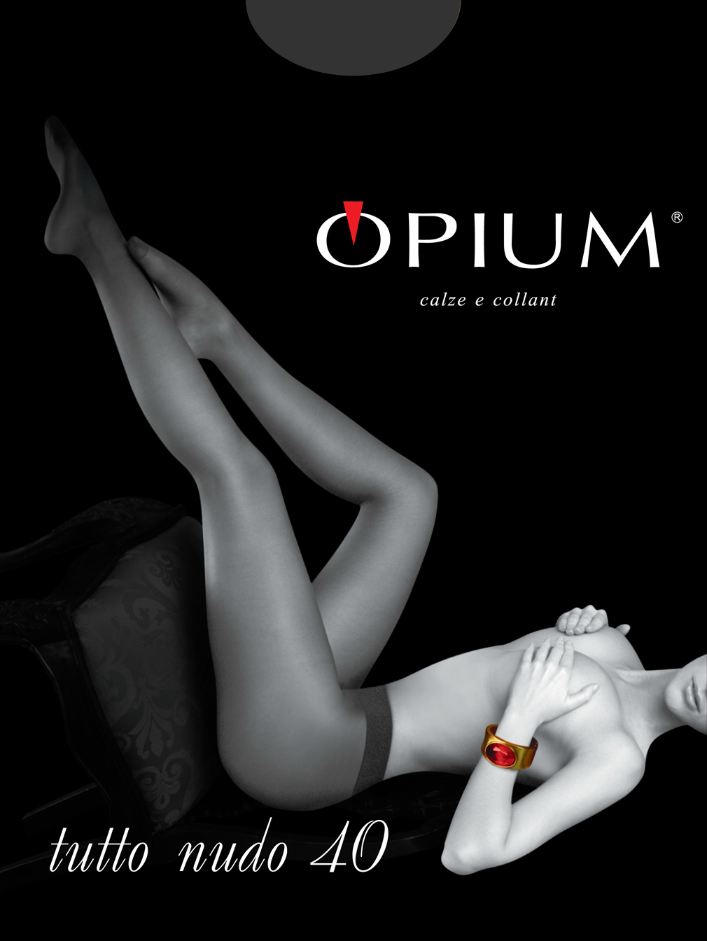 Колготки женские Opium TuttoNudo40fumo4 серые 4