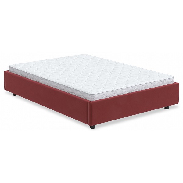 Кровать двуспальная ARSKO SleepBox красный Grace 27