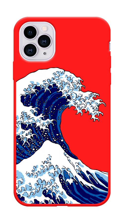 Чехол Awog на Apple iPhone 11 Pro / Айфон 11 Pro "Волна в Канагаве"