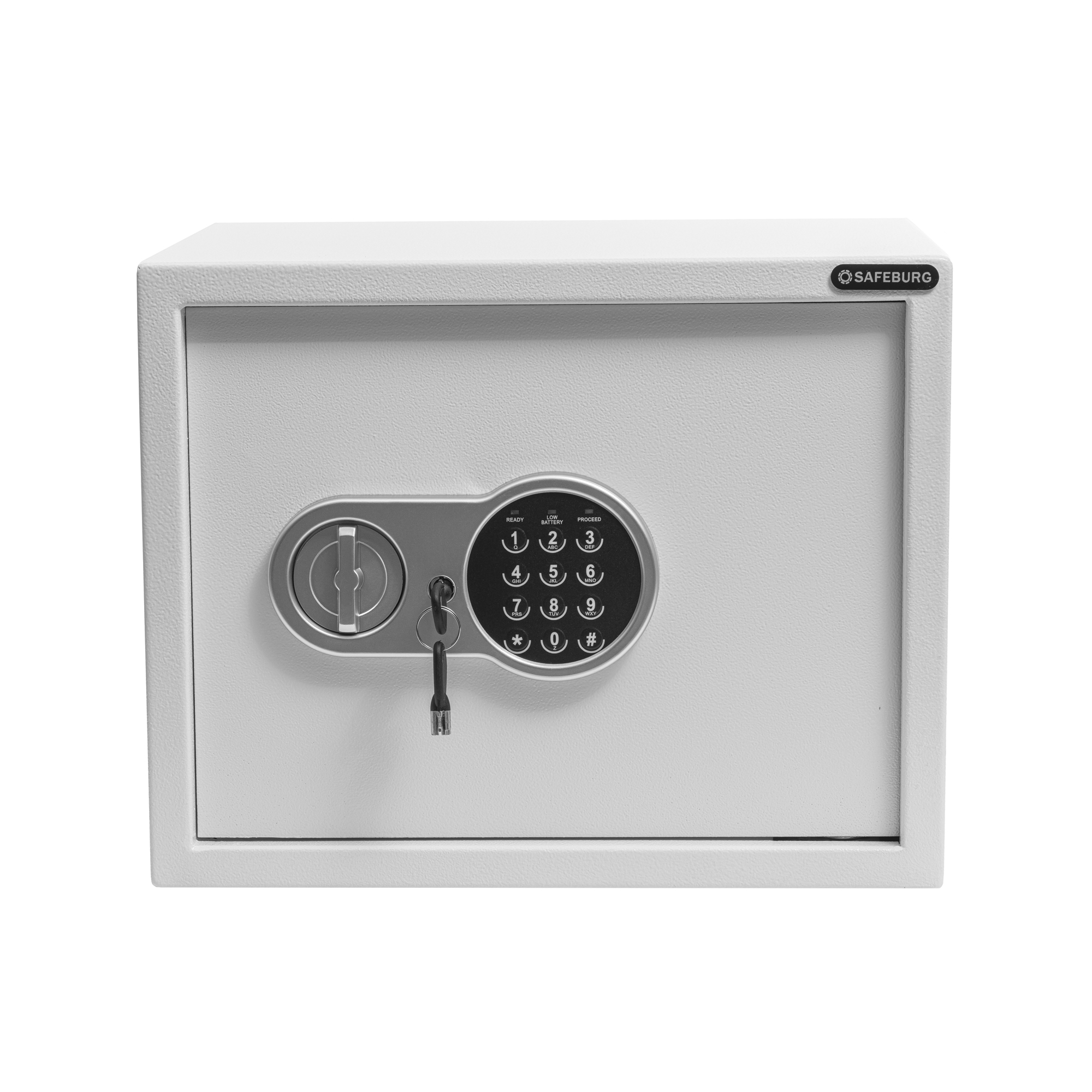 Сейф SAFEBURG SB-300 WHITE, сейф для денег и документов с электронным кодовым замком