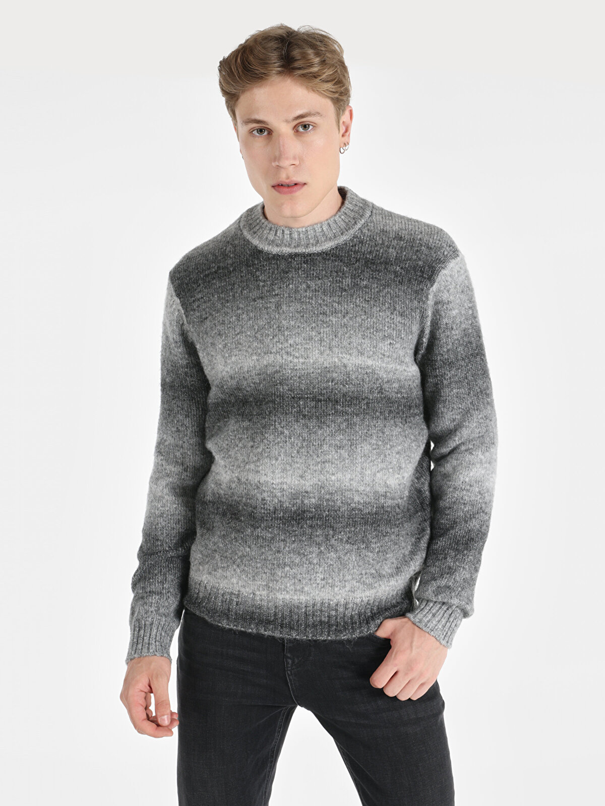 Джемпер мужской COLIN'S CL1065733 серый M