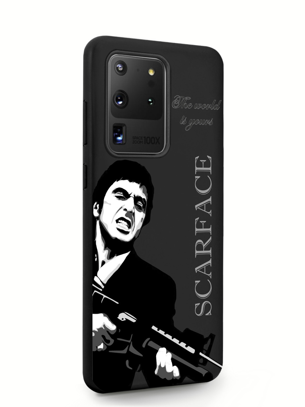 Чехол MustHaveCase для Samsung Galaxy S20 Ultra Лицо со шрамом черный
