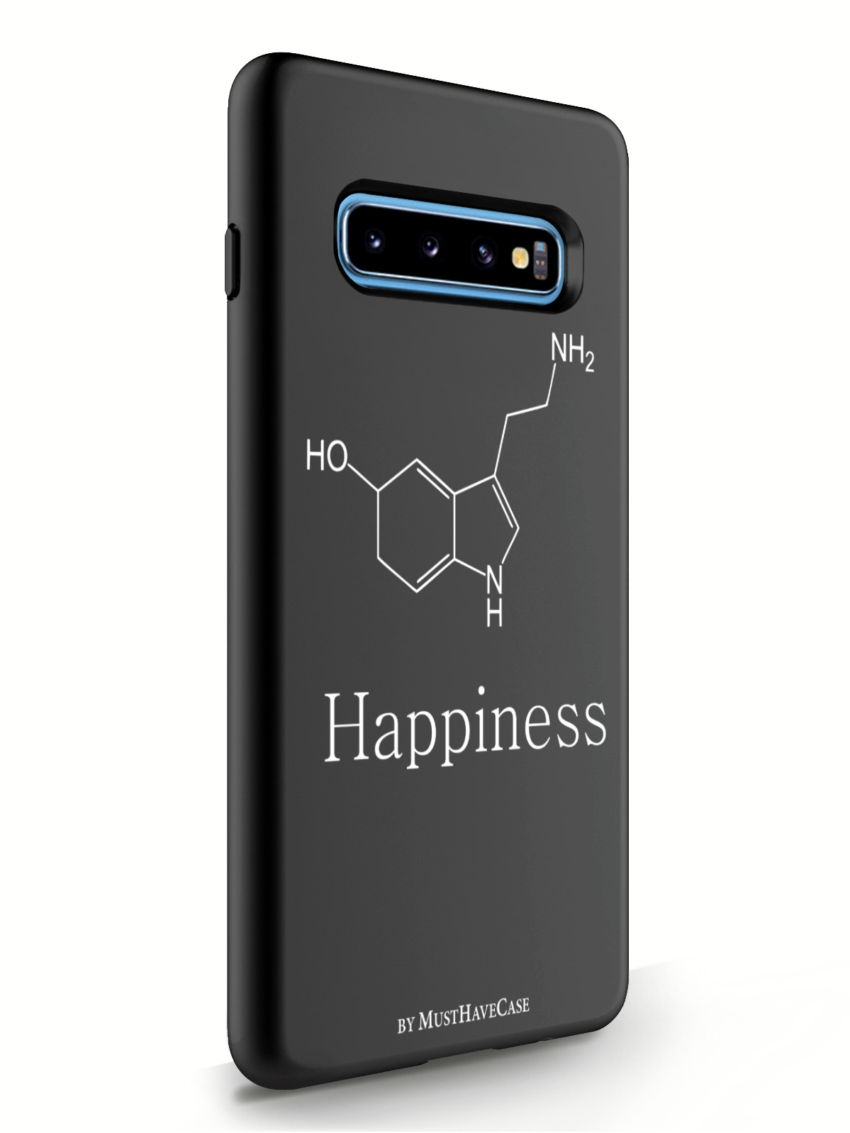 Чехол MustHaveCase для Samsung Galaxy S10 Plus Молекула счастья черный
