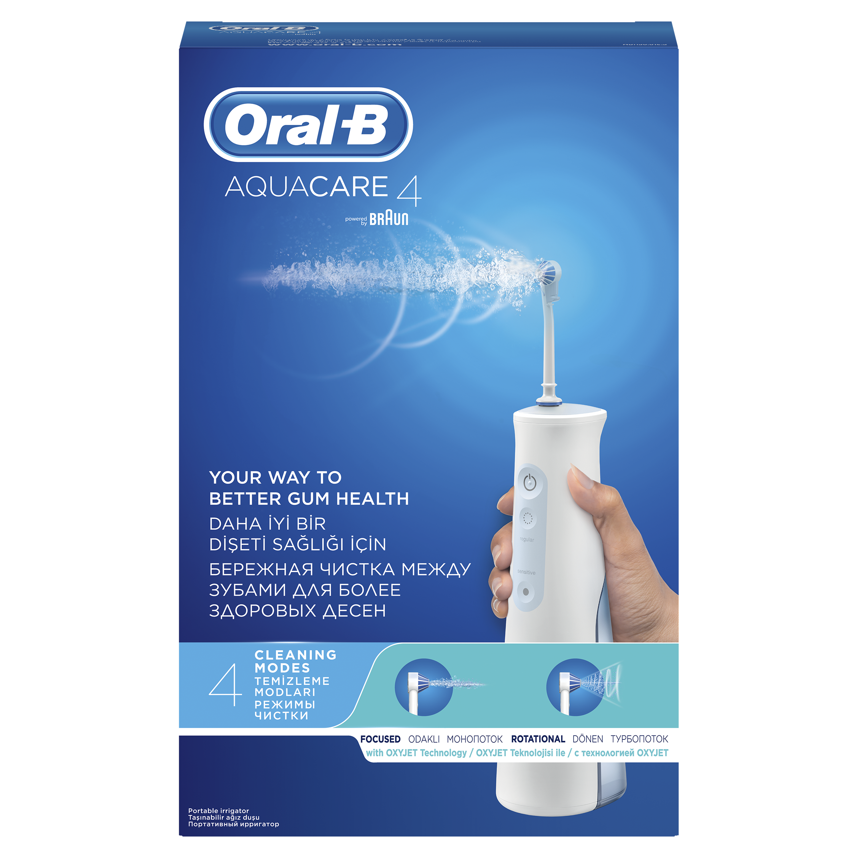 Ирригатор Braun Oral-B Aquacare 4 Pro-Expert MDH20.016.2 White
